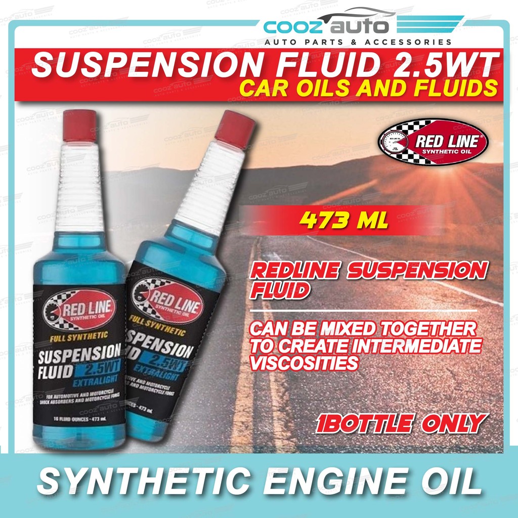 Redline Red Line Suspension Fluid Extra Light 2.5WT Engine Motor Oil ...