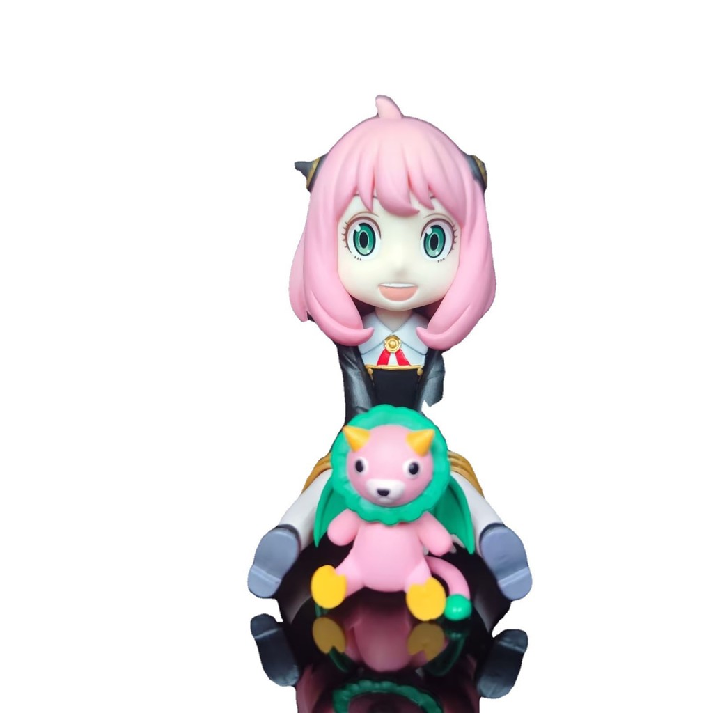 Pvc Quality High Anime Figure Of Anya From Spy Family Cute Sitting Pose ...