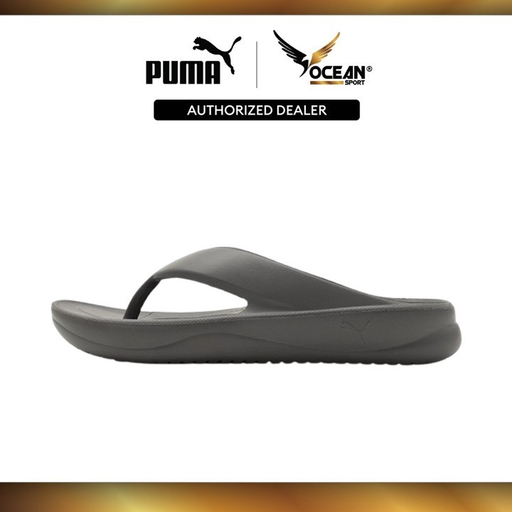 PUMA Unisex Wave Flip Sandals (Castlerock/Black) | Shopee Malaysia