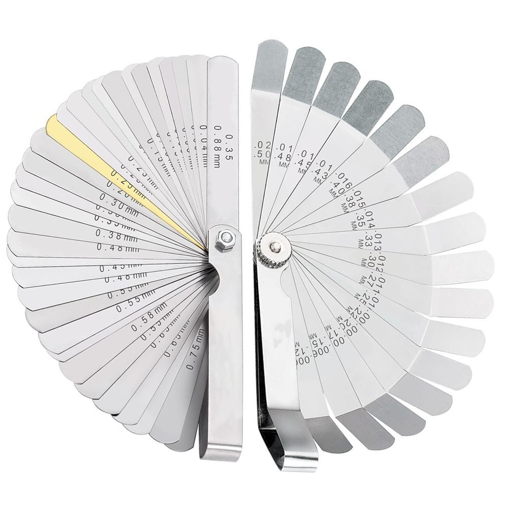 （THEBEST） 2Pcs Feeler Gauge Set 32 Straight and 16 Offset Feeler Gauge Filler Gauge Set | Shopee ...