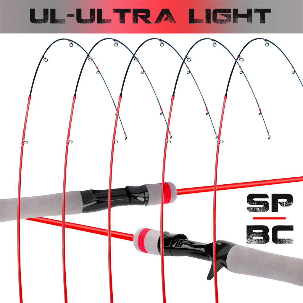 FRRTC Carbon Fiber Ultralight UL Power 1.68/1.80M Casting Spinning ...