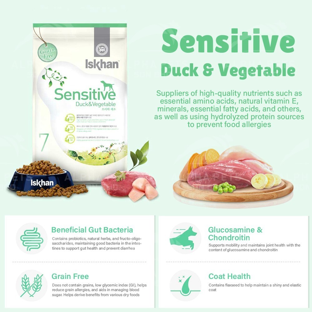 POODEE PETS ISKHAN 1.2KG KOREAN Premium Dog Food Sensitive Salmon ...