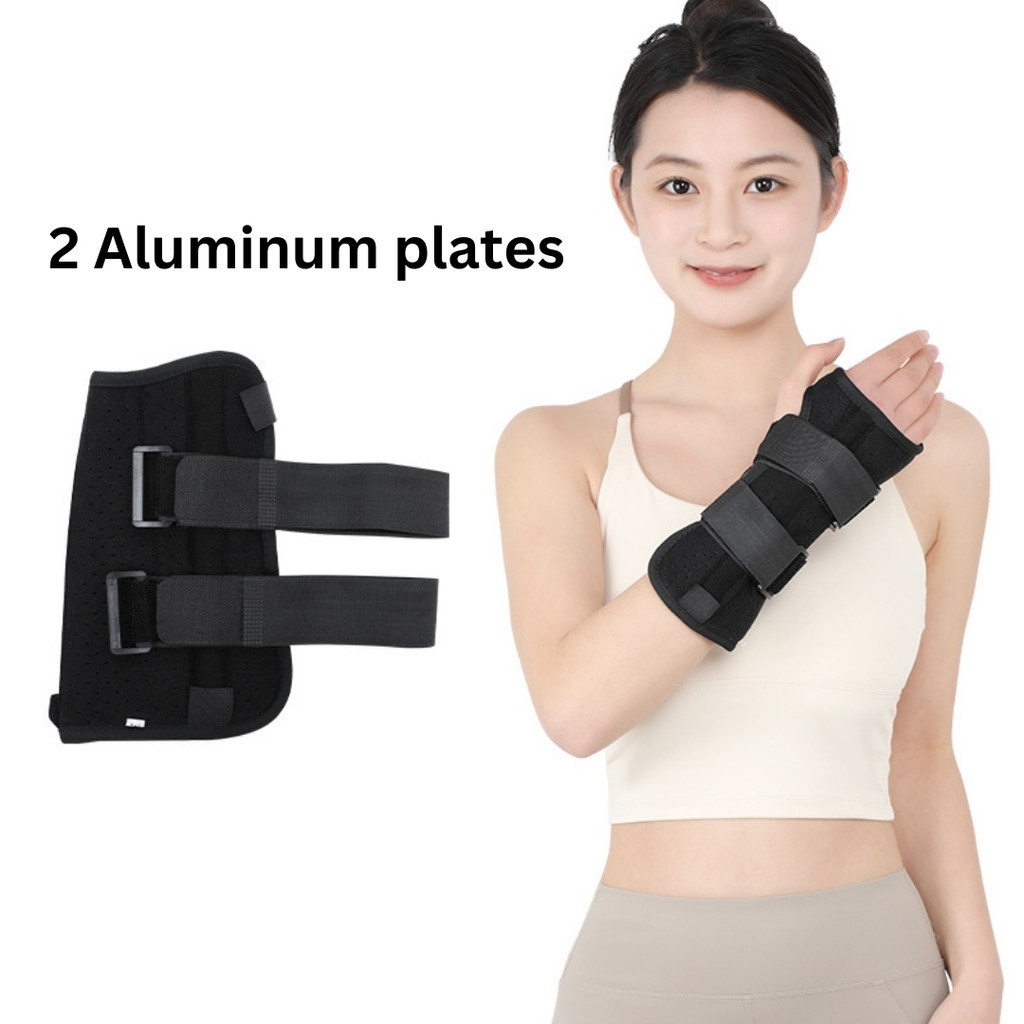 Wrist Guard Fixation Brace Hand Pain Support Strap Aluminum Plates ...