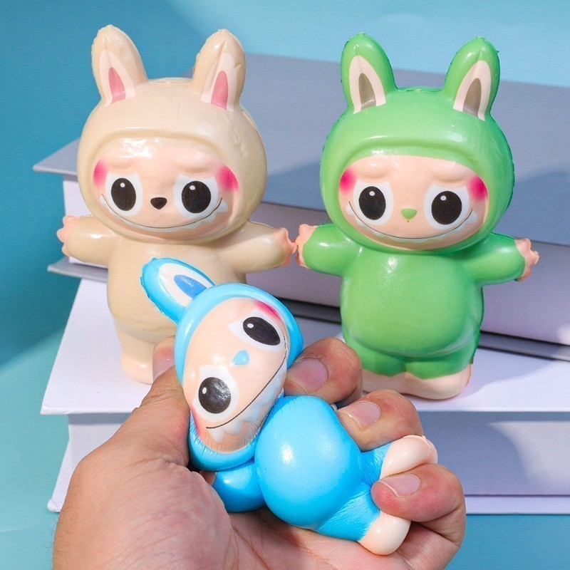 Labubu Pinch Toy - Adults Kids Decompression Toy - Slow Rebound Squeeze ...