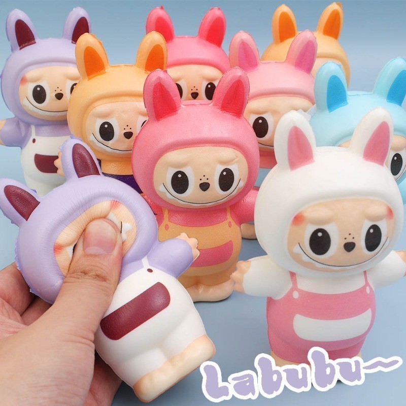 Labubu Pinch Toy - Adults Kids Decompression Toy - Slow Rebound Squeeze ...