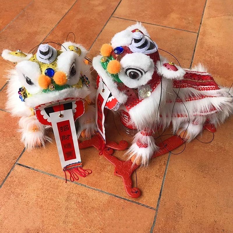 Lion Dance Ornaments Chinese Style Lantern Female Catwalk Portable Line ...