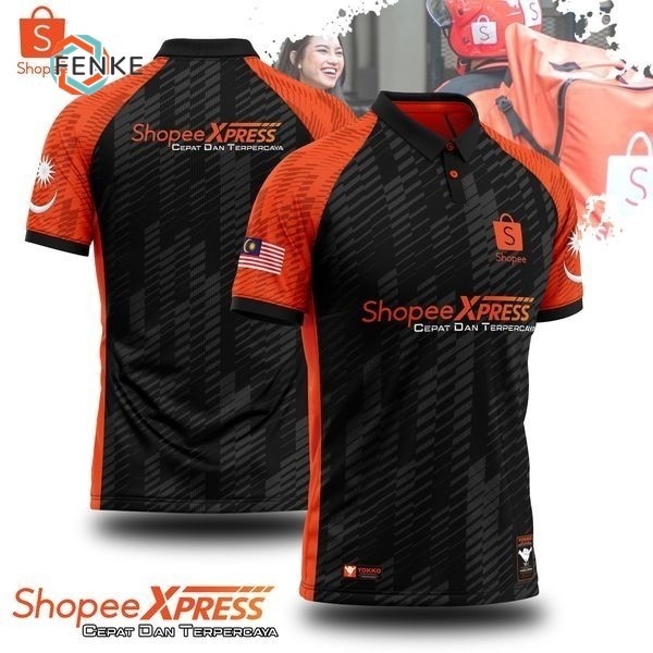 SHOPEE EXPRESS T-SHIRT JERSEY / Baju Microfiber Jersi | Shopee Malaysia