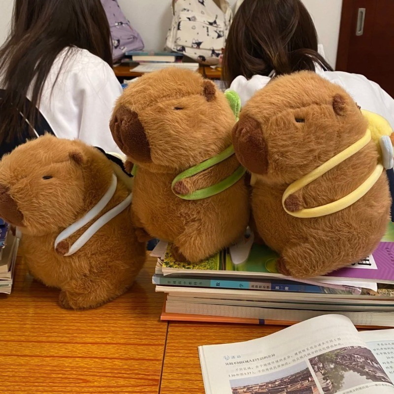 Genuine Tortoise Capybara Teddy Bear Plush Doll Cute Capybara Bee ...