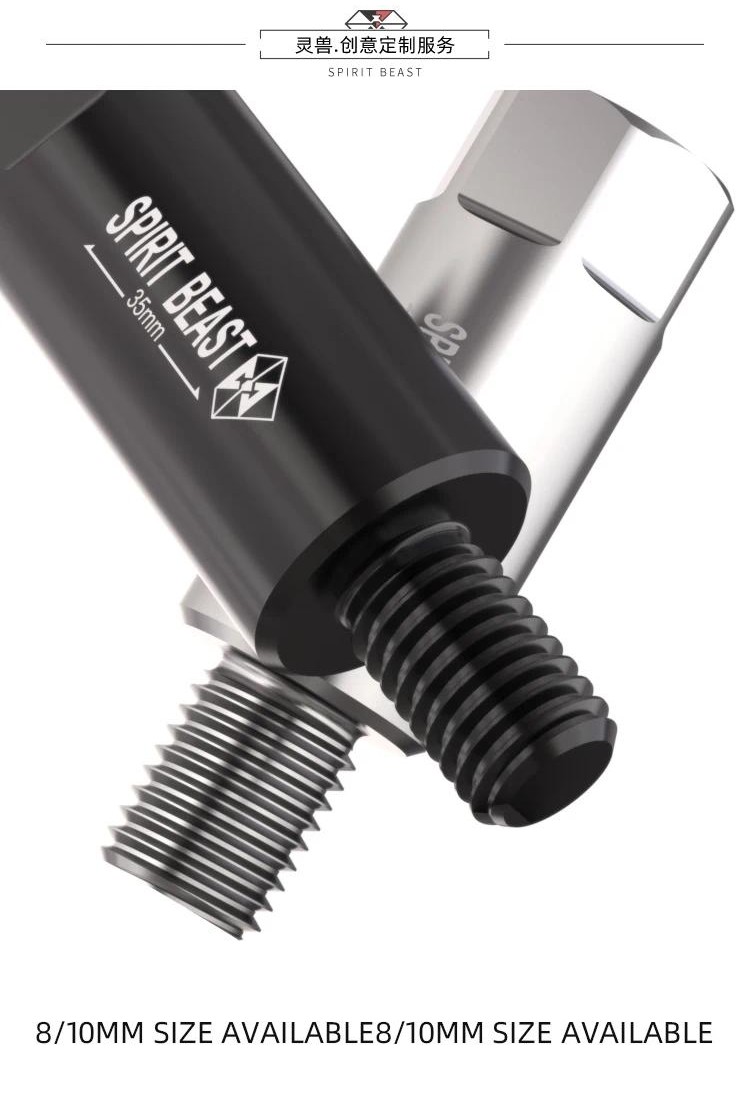 SPIRIT BEAST Motorcycle Mirror Adapters 10MM 8MM Motorcycle Mirror ...