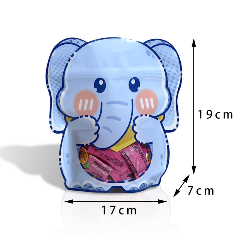 Cartoon Snacks Ziplock Bags Cookie Candy Plastic Bags Gift Snack ...