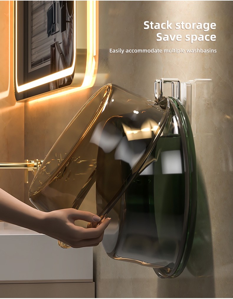 Bathroom Wash Basin Hook Stainless Steel Non Marking Adhesive ...