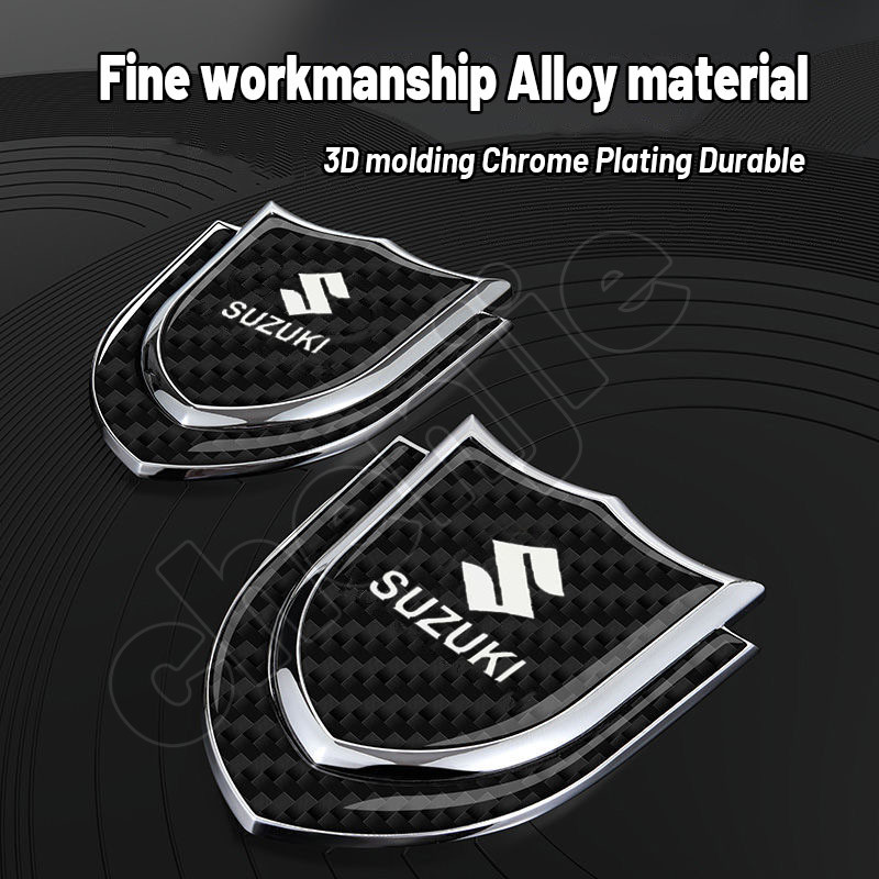 High quality Car Logo Emblem Badge Chrome Sticker 3D Metal Carbon Fiber ...