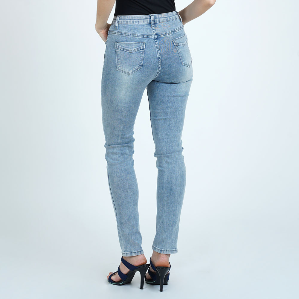 Nicole High Rise Slim Fit with Washing Effect Stretchable Denim ...