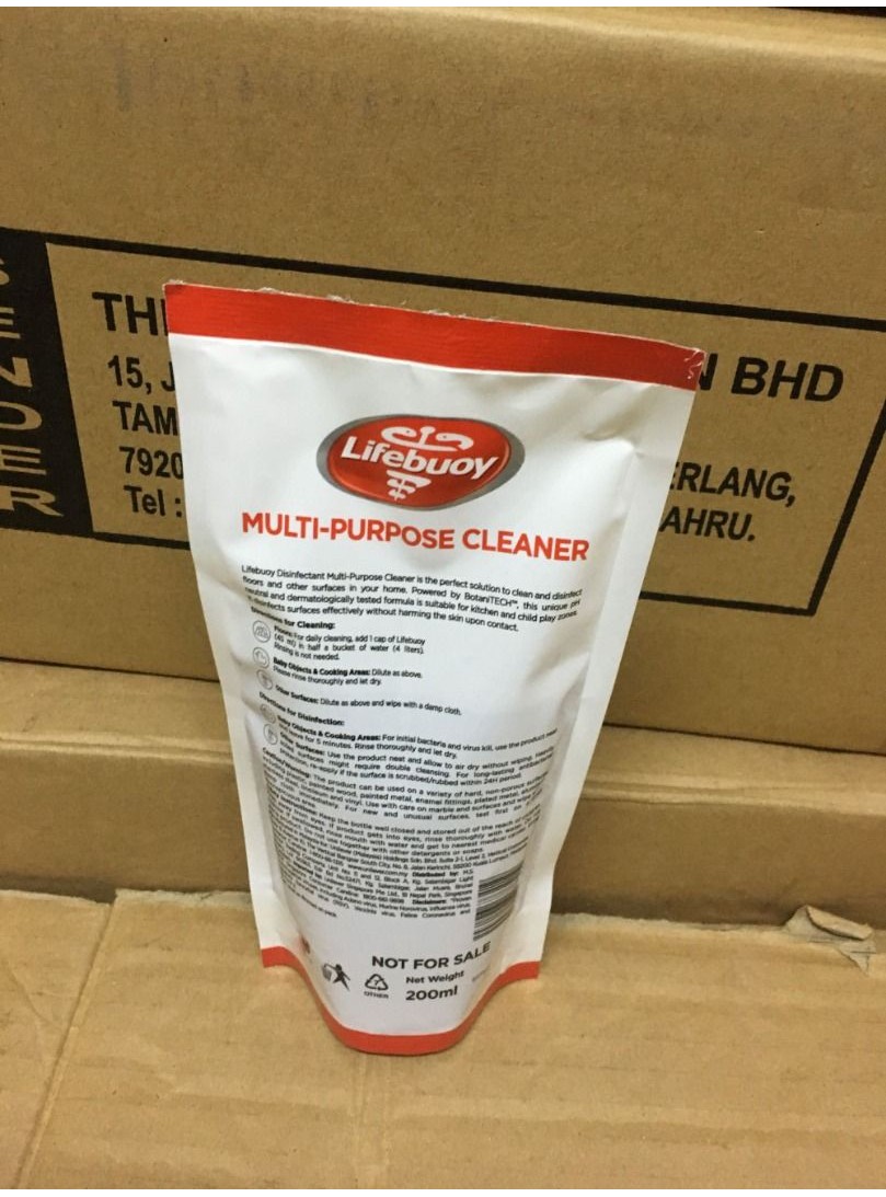 Lifebuoy Multi Purpose Cleaner 200ml Refill Pack | Shopee Malaysia