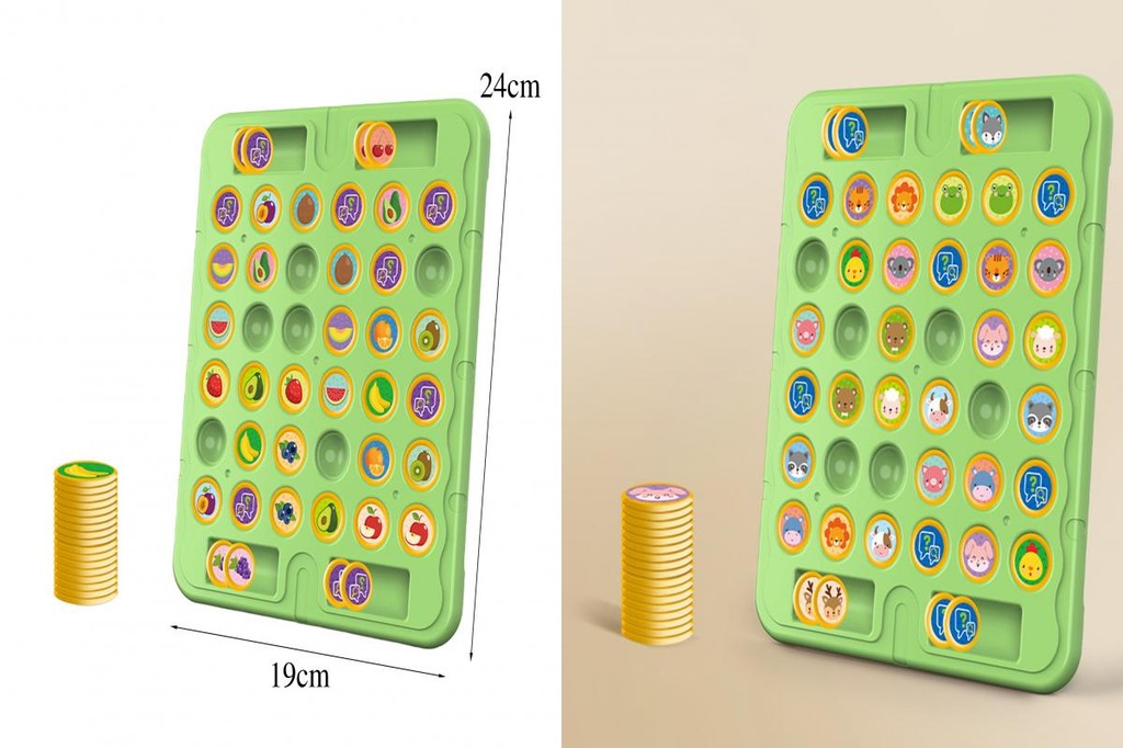 Children Chess Game Educational Flipping Chess Game Fun Fruit Memory ...