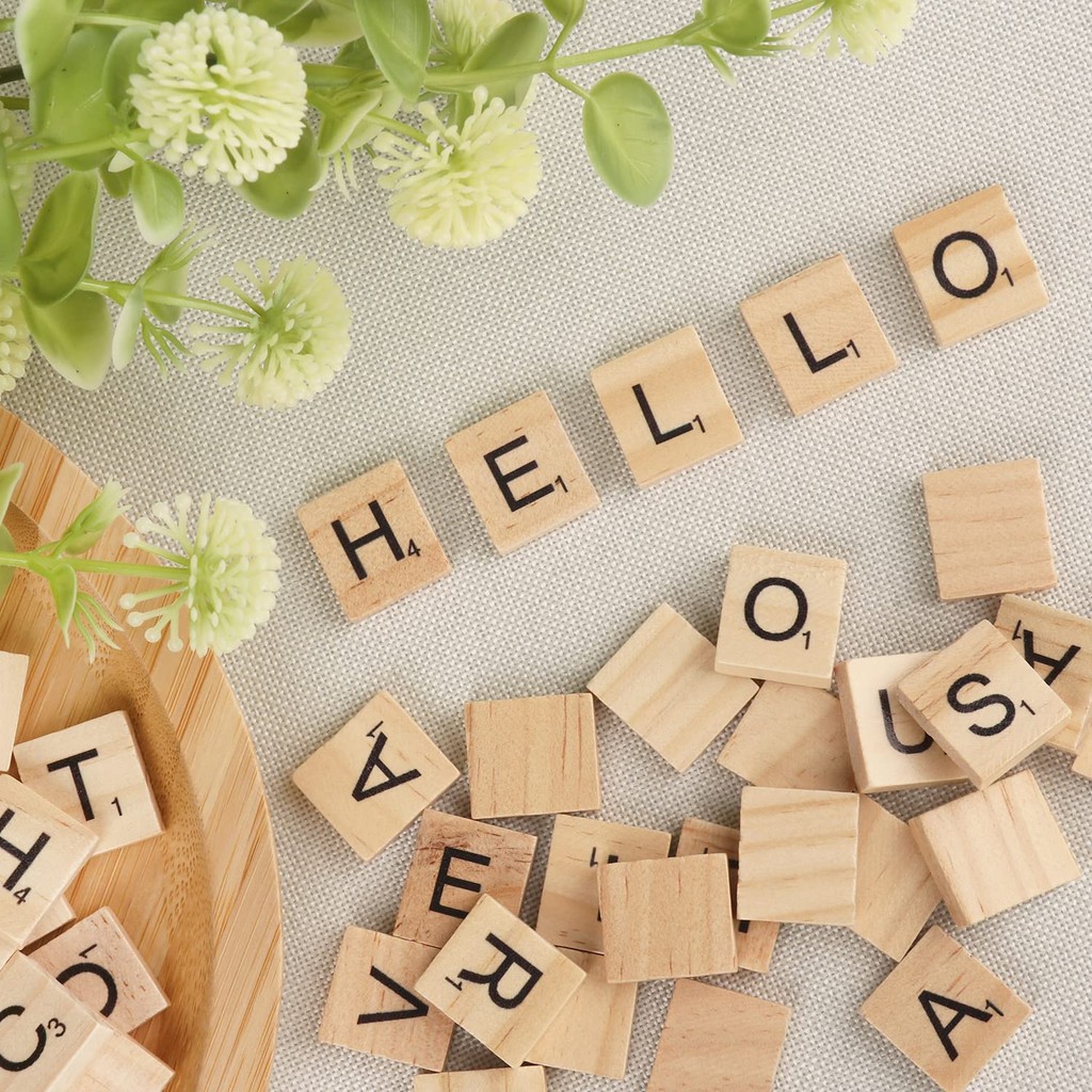 (LAL)100pcs/Set Capital Letter Lowercase Letter Wooden Alphabet ...