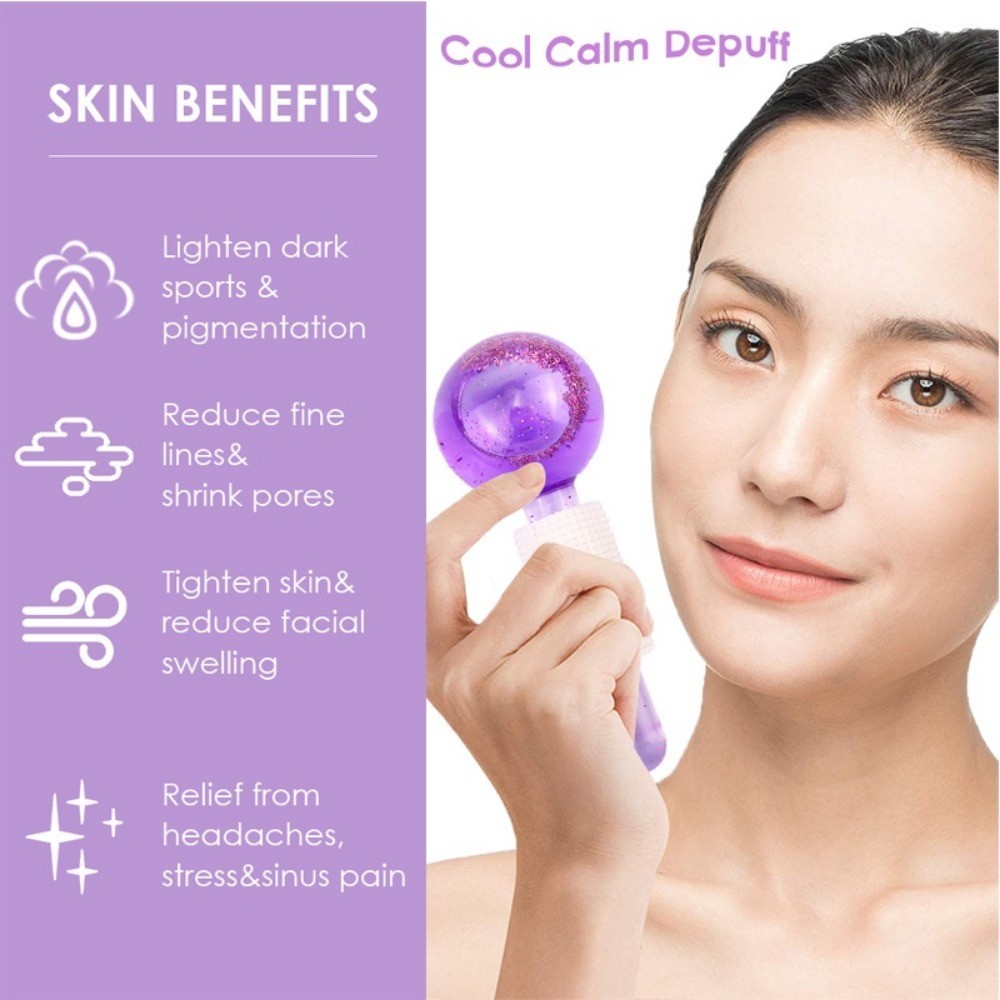 Original Cooling Ice Ball Facial Massager Ice Globes Face Skincare ...