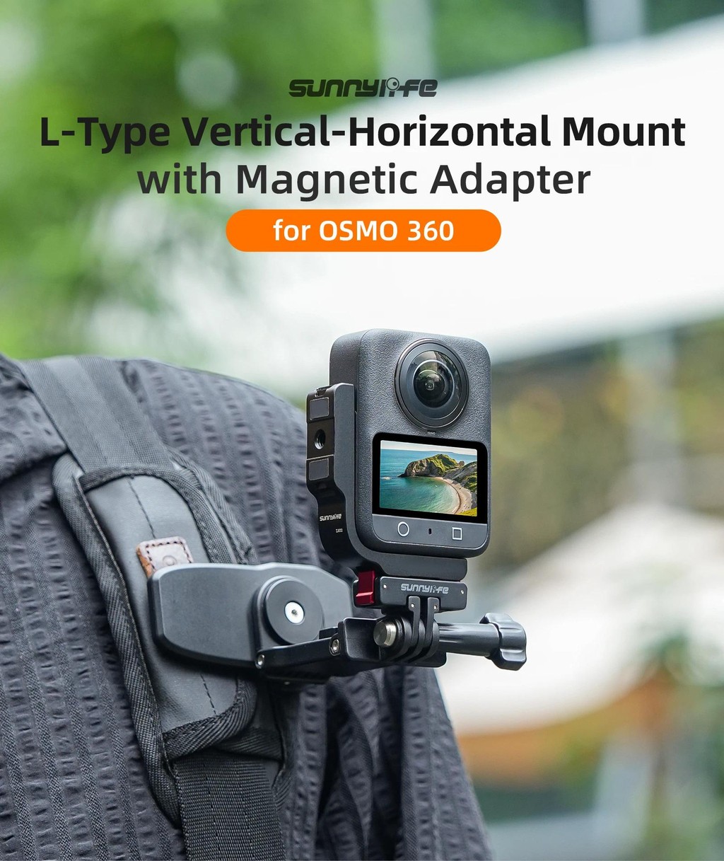 OSMO360 Magnetic Adapter L-Shaped Extension Bracket Quick-Release Two ...