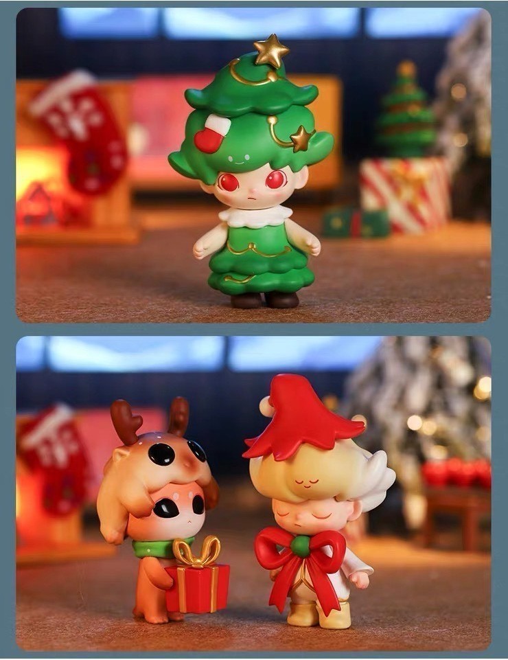 Original Pop Mart Dimoo 2019 Christmas Series Blind Box Figure Doll ...