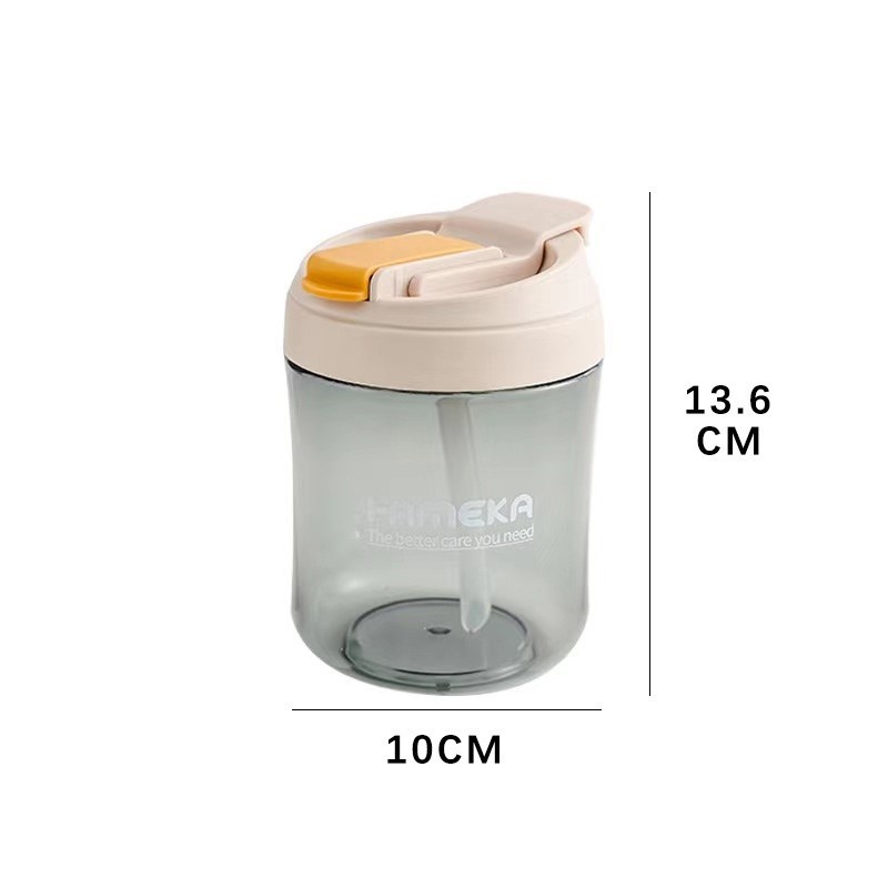 550ML Double Drinking Coffee Cup Cute Water Bottle Portable Botol Air ...