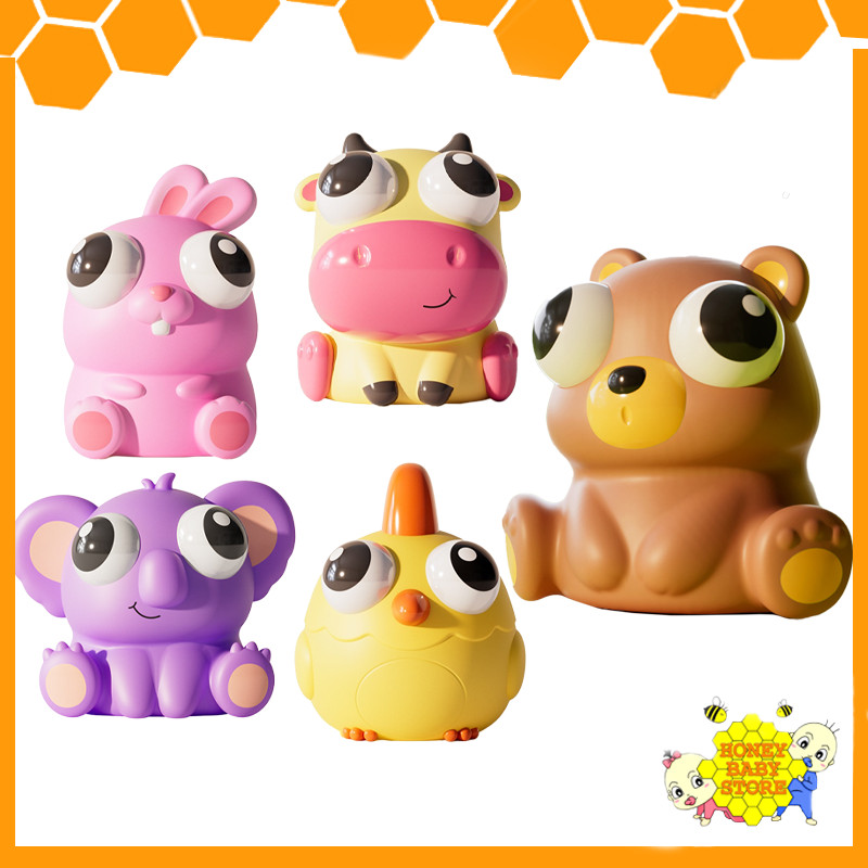 Kids Cute Cartoon Big Eye Squeezy Toys Kid Soft Release Stress Anti ...