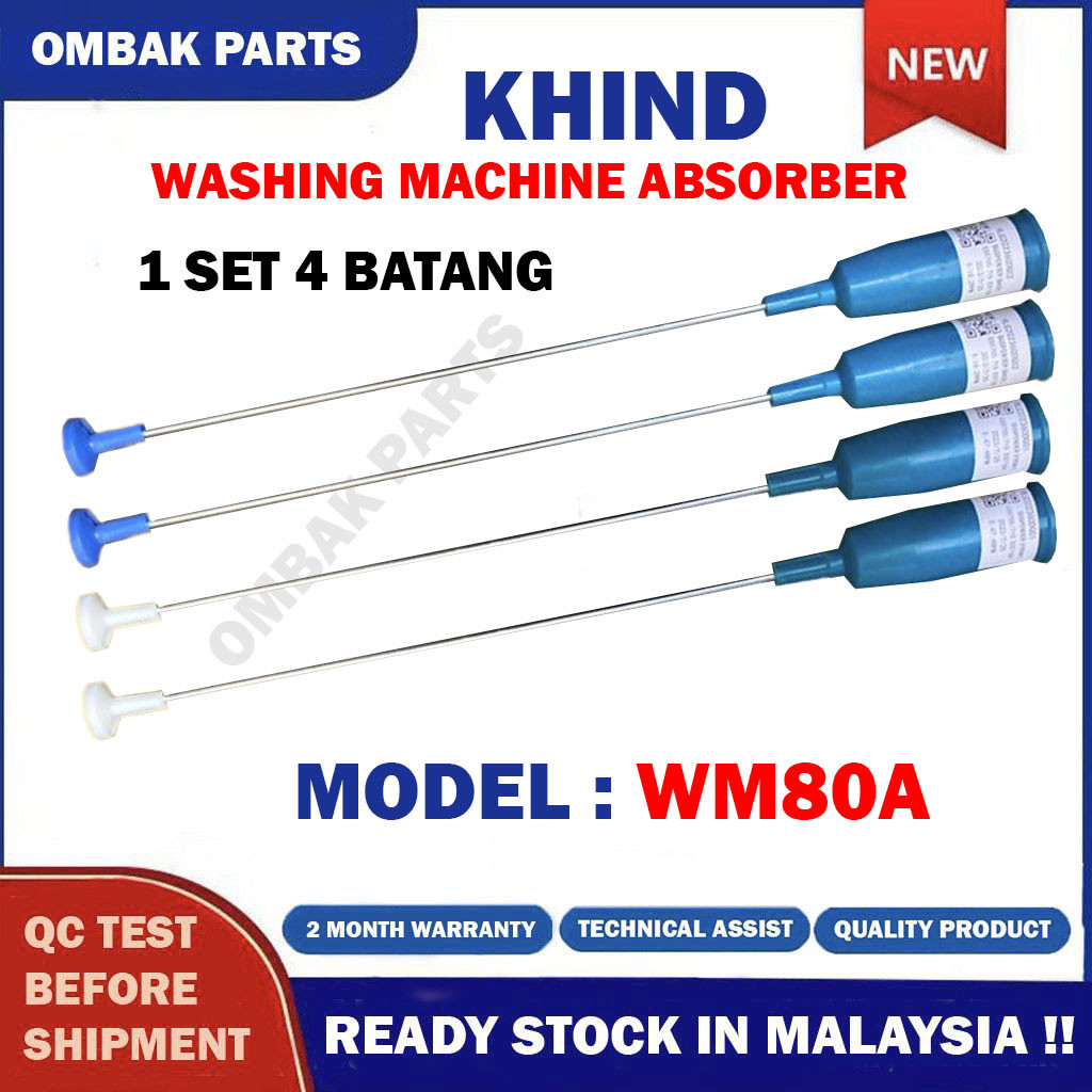 WM80A KHIND WASHING MACHINE ABSORBER (DAMPER) Suspension Rod / SPRING ...