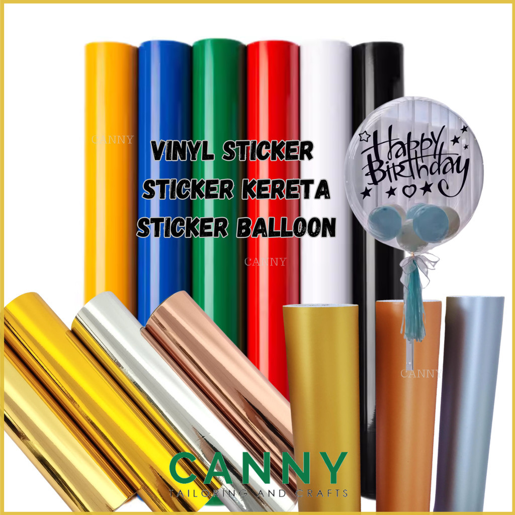 1 METER SIZE BALLOON VINYL STICKER SHEET PREMIUM QUALITY WIDTH 1 FEET ...