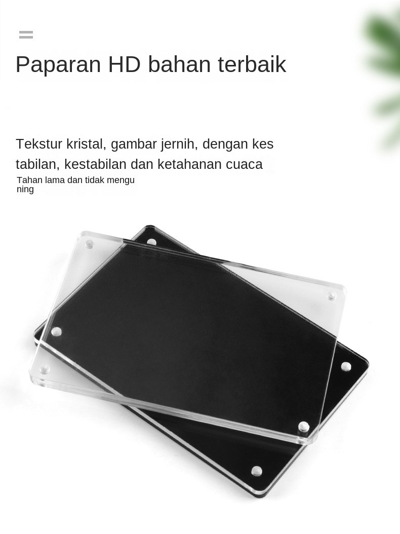 Acrylic Supermarket Price Tag Strong Magnetic Table Card Bathroom ...