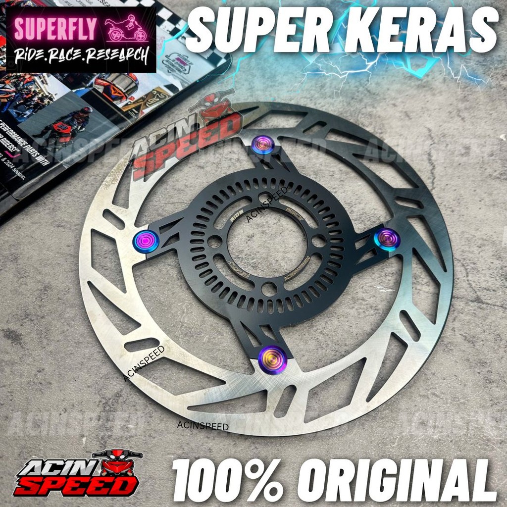 SUPER FLY PROJECT DISC PLATE/ Y15 Y16 Abs LC135 4s 5s Y125 RSX RS150 ...