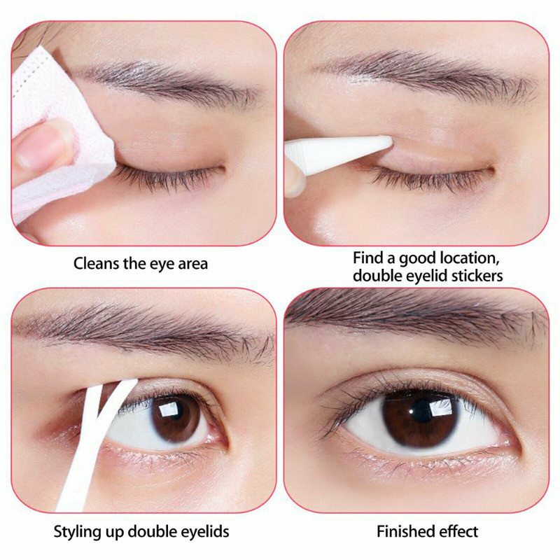 5 Sheets Double Eyelid Sticker - Invisible Eyelid Tape - Natural Lace ...