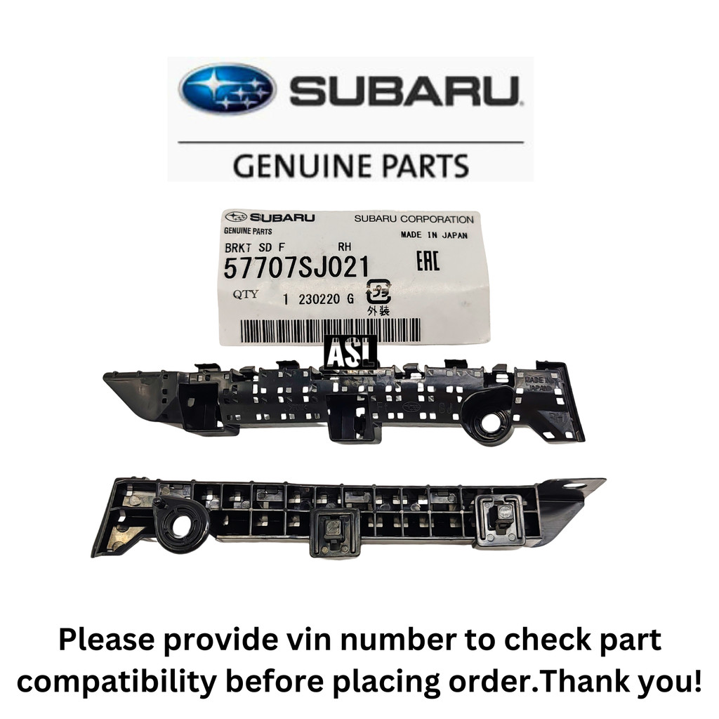 Genuine Subaru Forester SK7 Year 2019-2021 Front Bumper Side Bracket ...