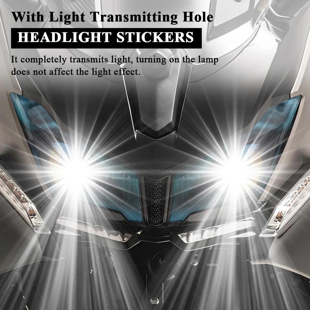 Waterproof Headlight Stickers Protection Motorcycle Headlamp Guard ...