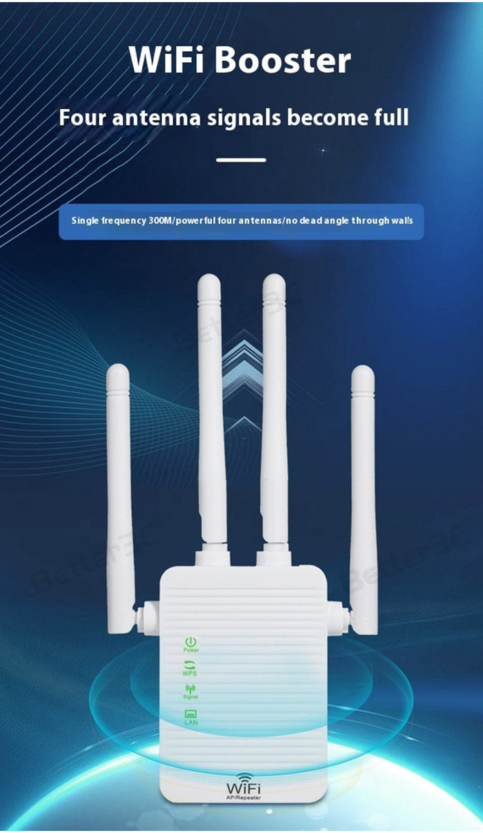 300Mbps Wireless signal amplifier wifi repeater extender Suitable for ...