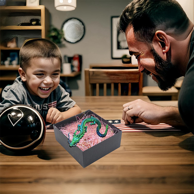 3D Printed Integrated Chinese Dragon Creative Toys Dragon Crafts ...