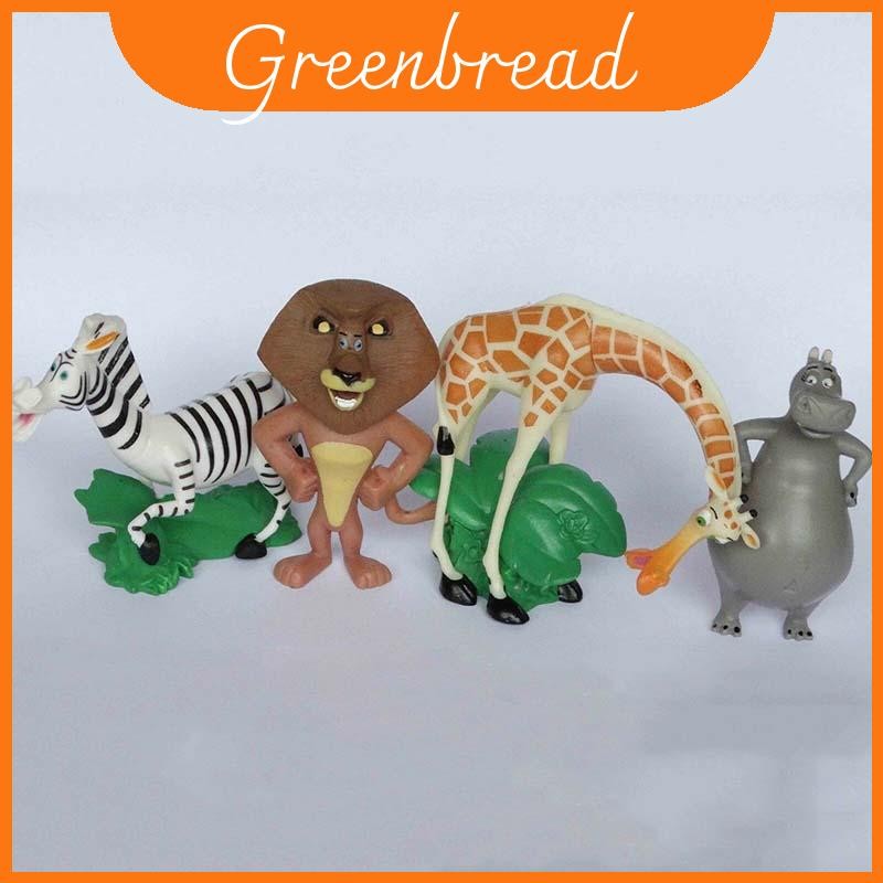 Madagascar Action Movie Figures Mini And Cute Toys For Kids Safe Pvc ...