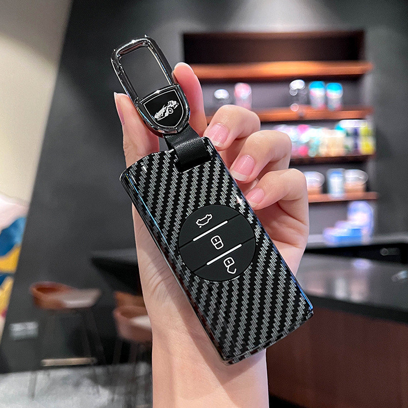 New Carbon Fiber Car Key Case Cover Chery Jaecoo J7 J8 Omoda 5 E5 C9 ...