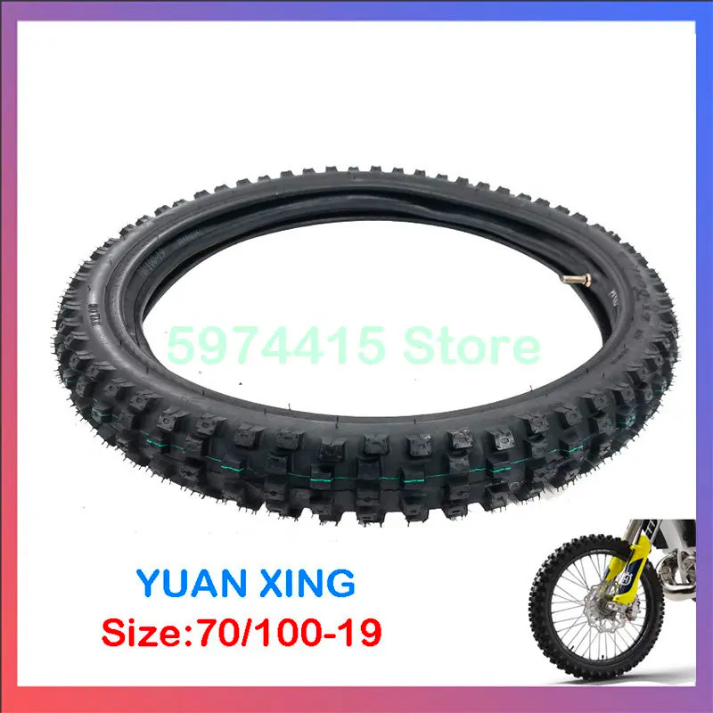 YUANXING 70/100-19 inch inner and outer tirem for Cross country ...
