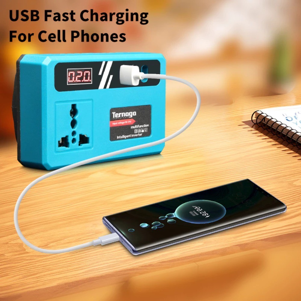 Portable Power Inverters for 20V Battery Inverter 20v To 220v Converter ...