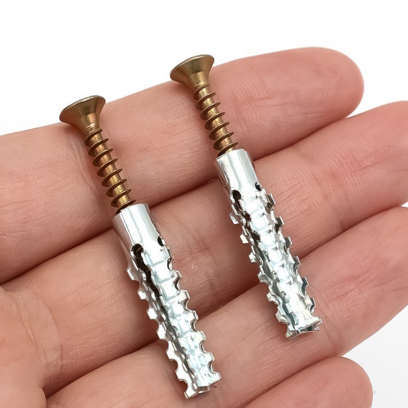 10/20/30 Sets Heavy Duty Wall Anchors Tube Pipe Metal Screw - Self ...