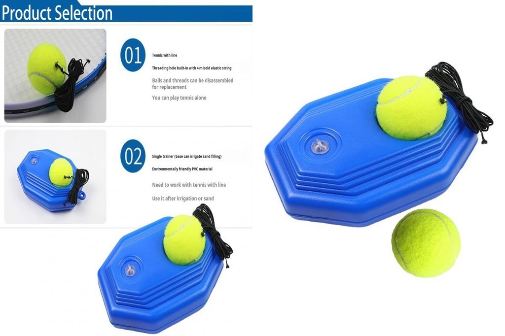 Adria- Forehand and Backhand Practice Tool Solo Tennis Training Tool ...