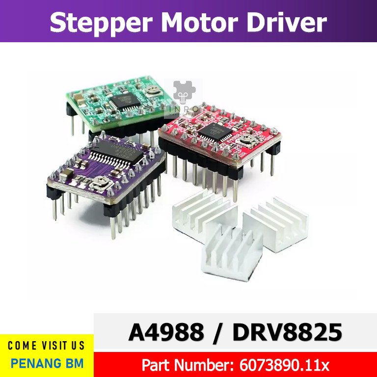 Arduino UNO A4988 DVR8825 Stepper Driver - 3D Printer | Shopee Malaysia