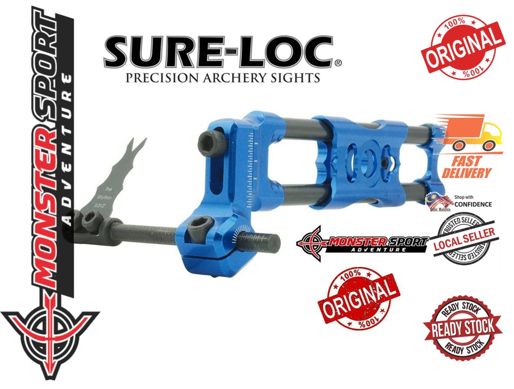 Archery SureLoc Archery Compound Blade Rest Rhythm with Extension Mount ...