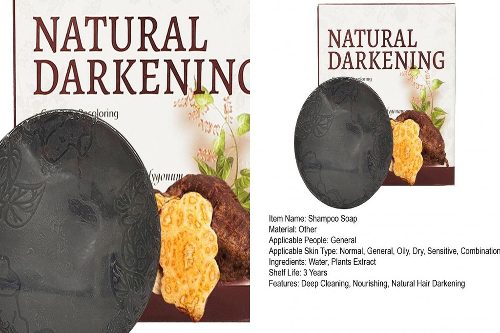 Han Color Enhancing Shampoo Bar Moisturizing Hair Soap Natural Bamboo ...