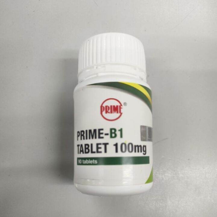Prime Vitamin B1 (Thiamine) 100mg - 90 Tablets | Shopee Malaysia