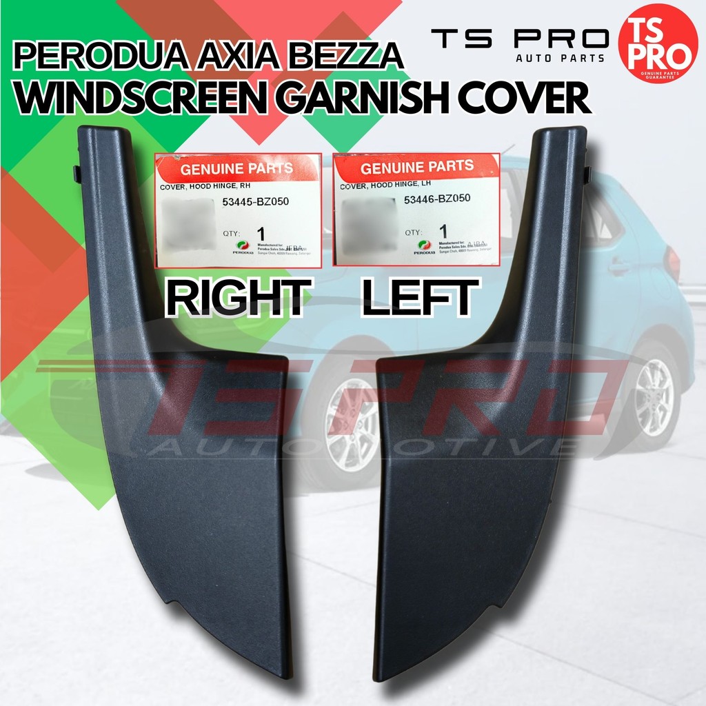Perodua Axia Bezza Genuine Wiper Panel Towing Grille Side Windscreen ...