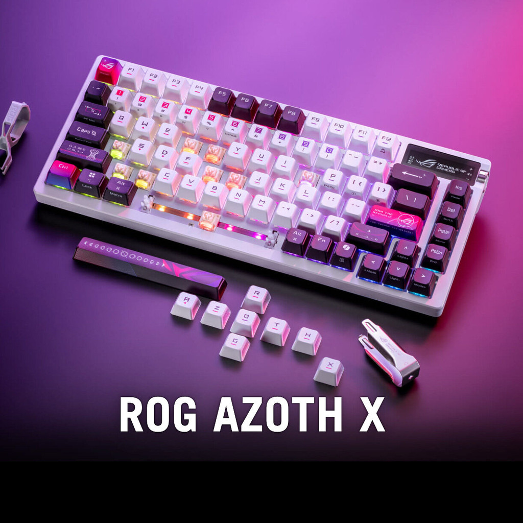 ASUS ROG Azoth X Wireless Gaming Keyboard ROG NX V2 Switch 75% Custom ...