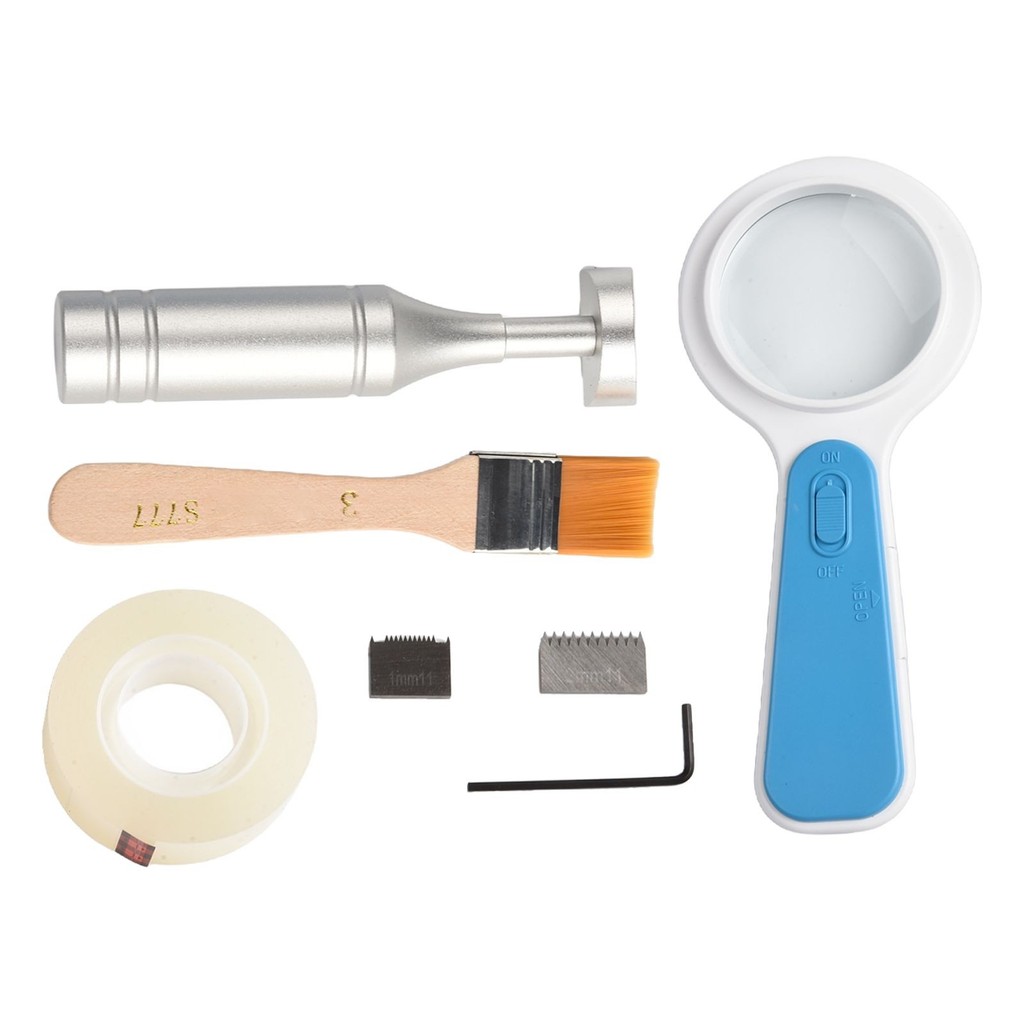 (BTQN-MY) Sturdy Steel Paint Film Cross Hatch Adhesion Tester Cross Cut ...