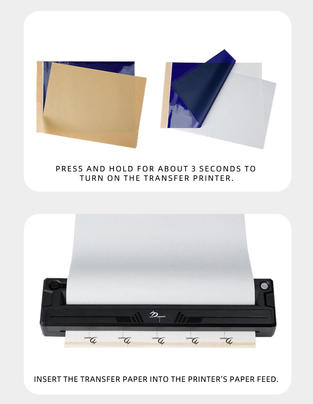 Tattoo Equipment M8 Tattoo Transfer Machine Wireless Tattoo Mist ...