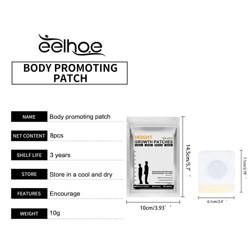 Height Increasing Foot Patch Bone Growth Conditioning Acupoint ...