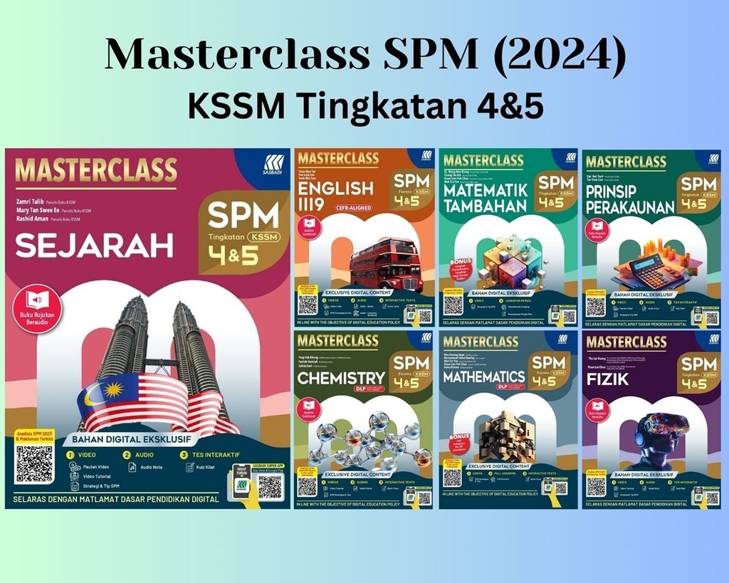 SASBADI - MASTERCLASS SPM KSSM (2024) | Shopee Malaysia